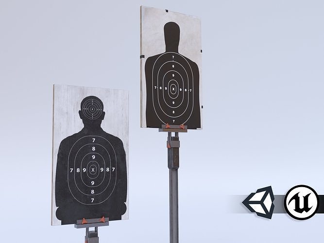3D model PBR Assets - Shooting Range Machine VR / AR / low-poly | CGTrader