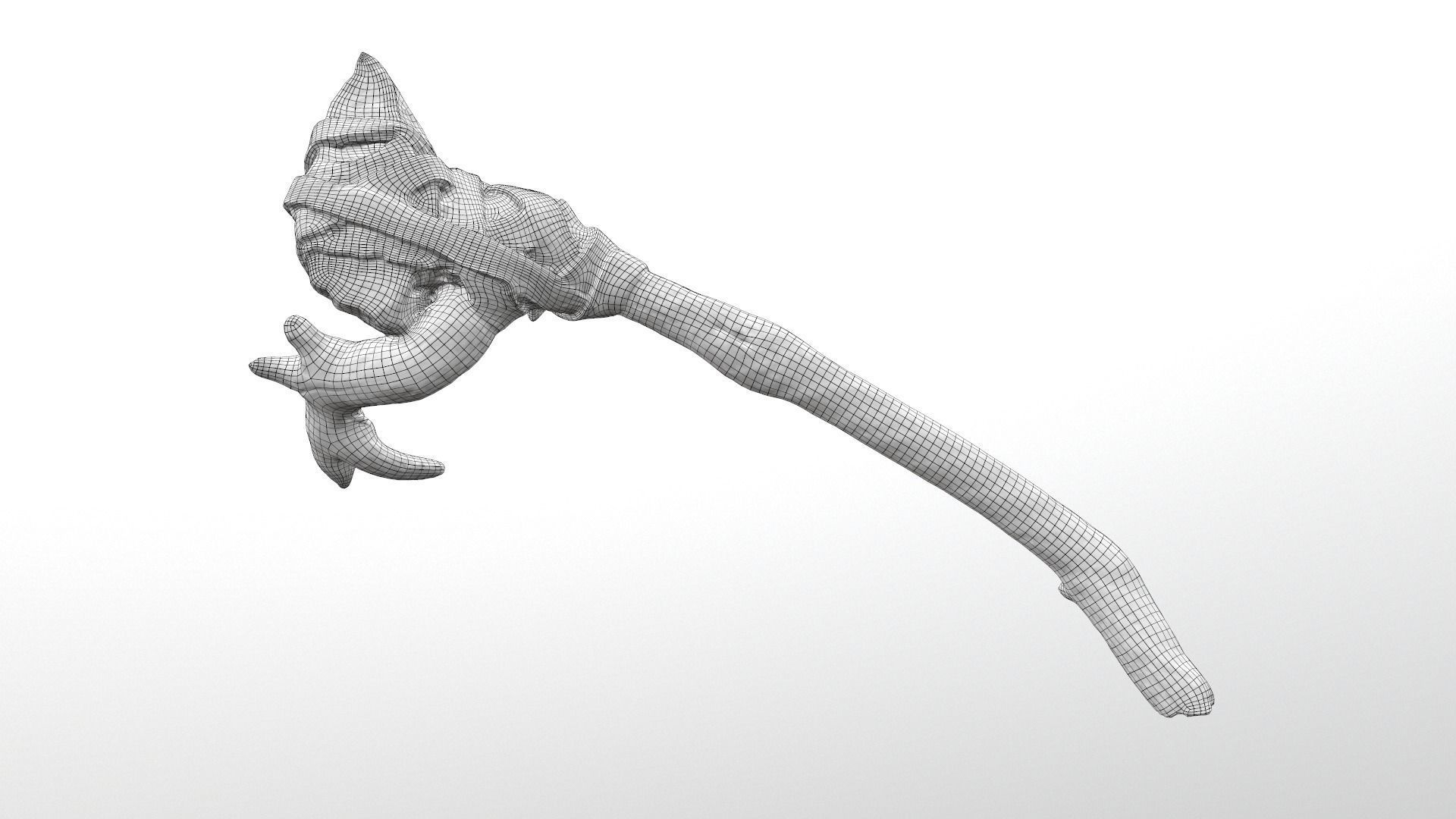 3D model Real Primitive Axe - Hand tool VR / AR / low-poly animated ...