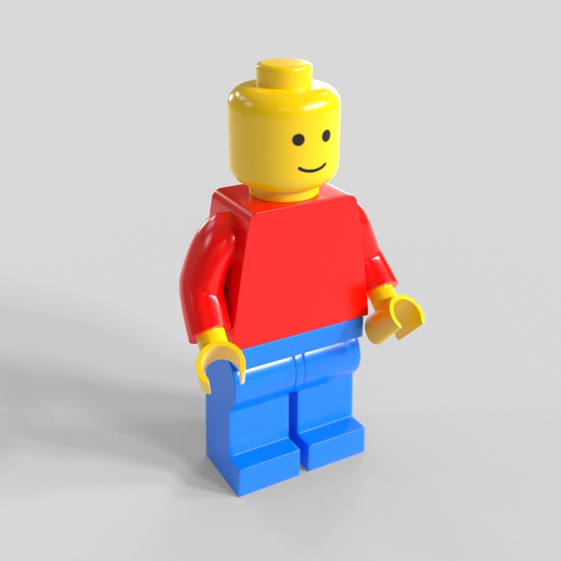 Lego Minifigure 3D model rigged | CGTrader