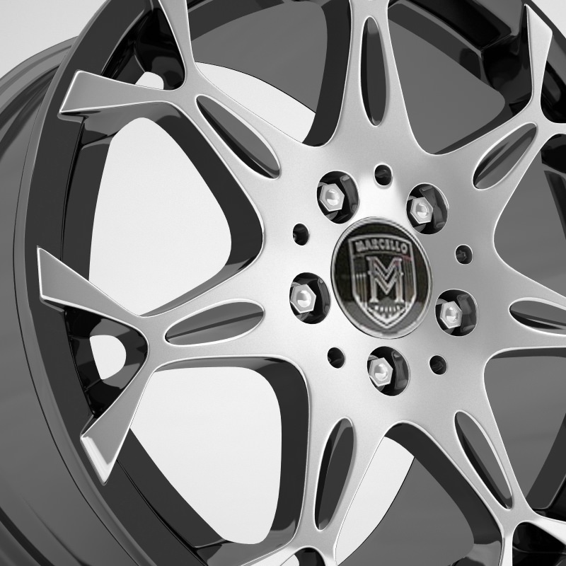 Marcello MR02 and 05 rims 3D model | CGTrader