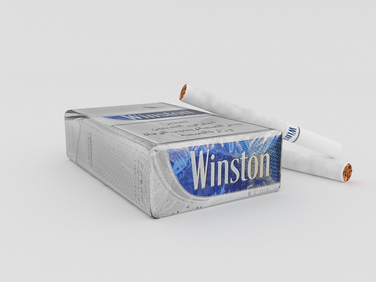 Winston Packet Low Poly free VR / AR / low-poly 3D model | CGTrader