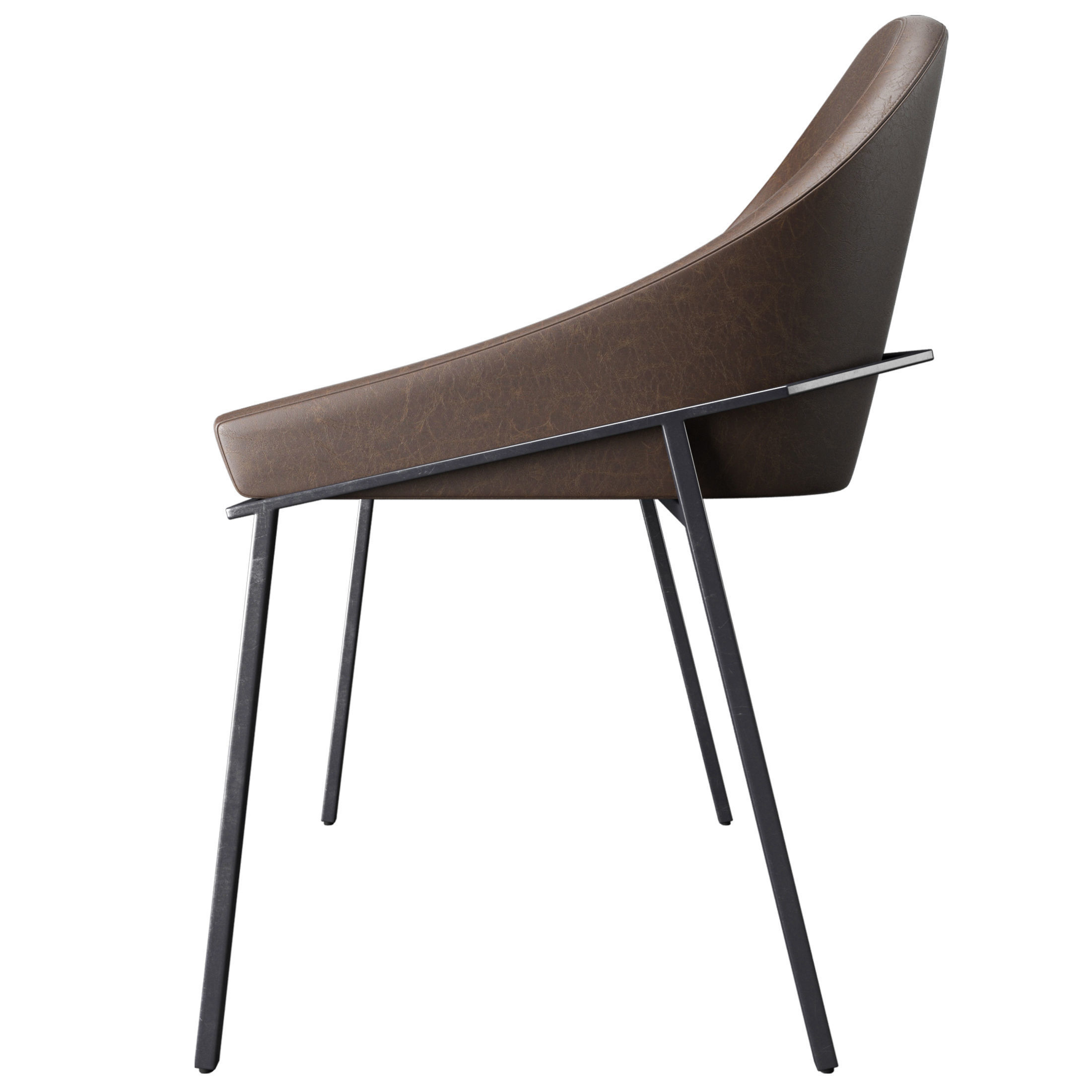 Izoard Chair And Panta Rei Table 3D model | CGTrader