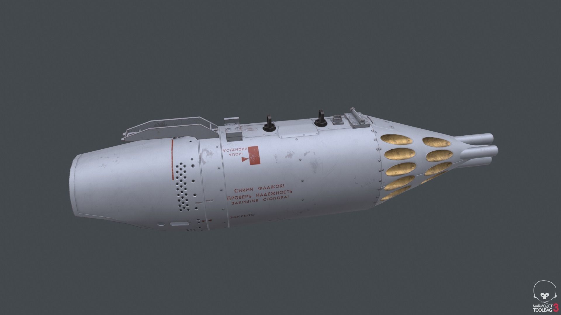 3D model UB-32A-24 Rocket Pods VR / AR / low-poly | CGTrader