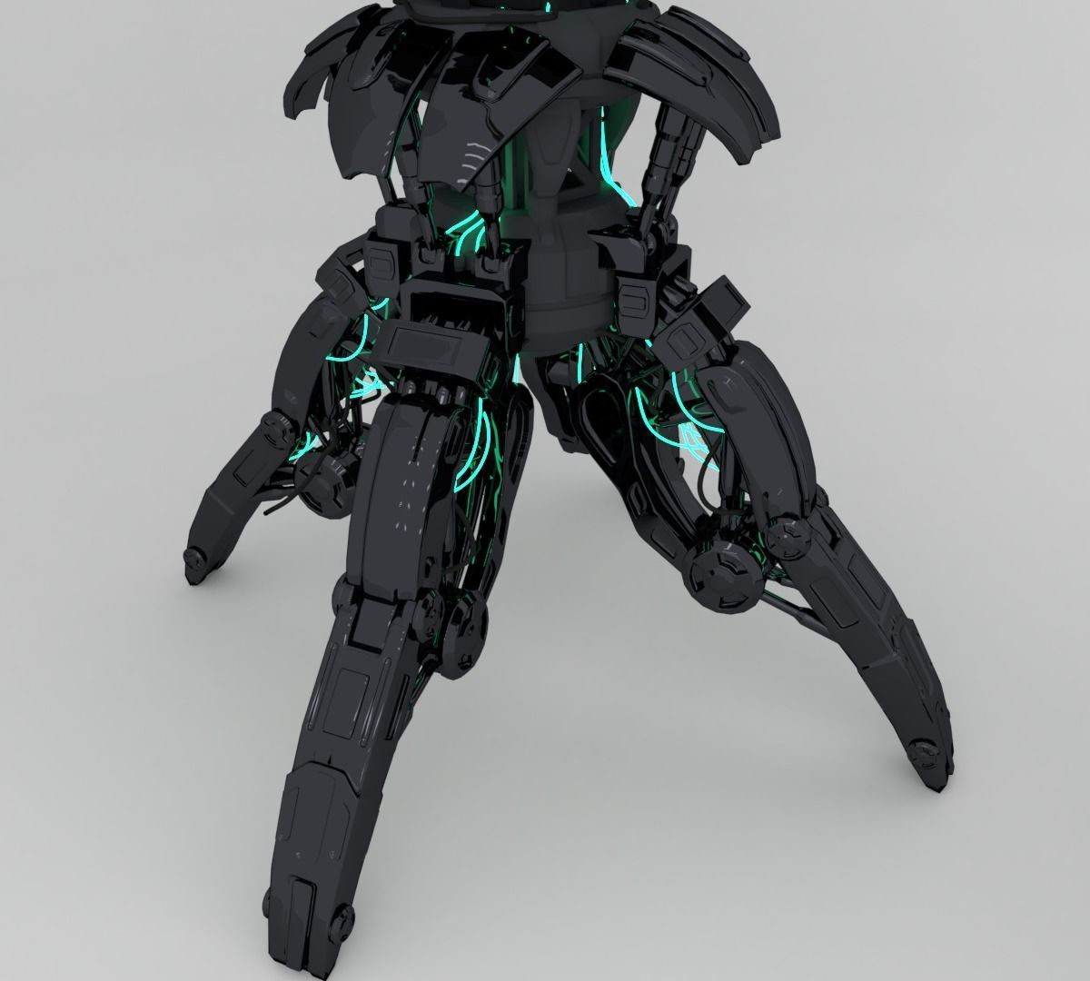 3D turret model space robot 3D model | CGTrader