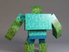 Minecraft Fat Giant Rigged Animated 3D model animated rigged | CGTrader