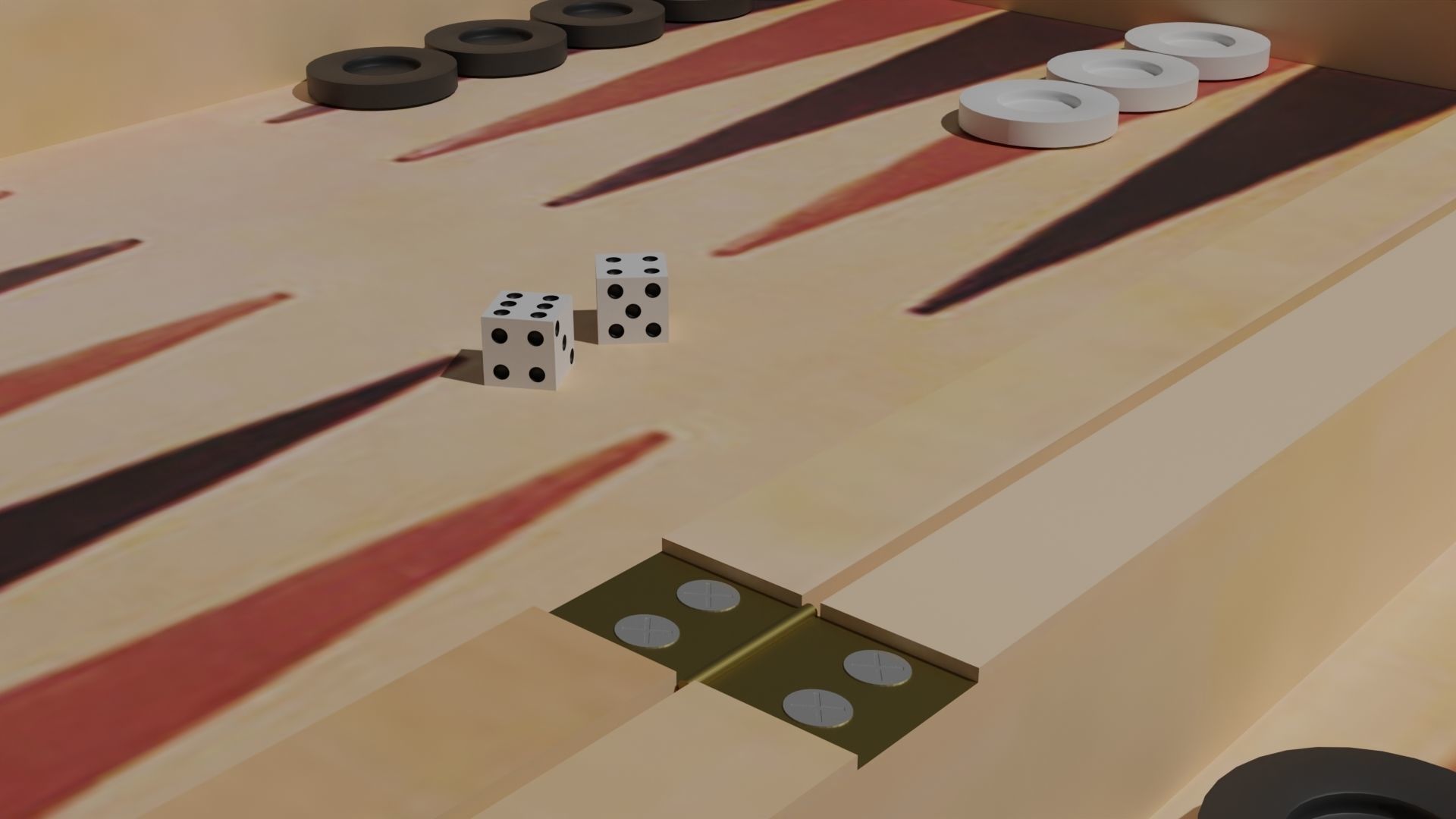 3D model Backgammon and Dama Game VR / AR / low-poly | CGTrader