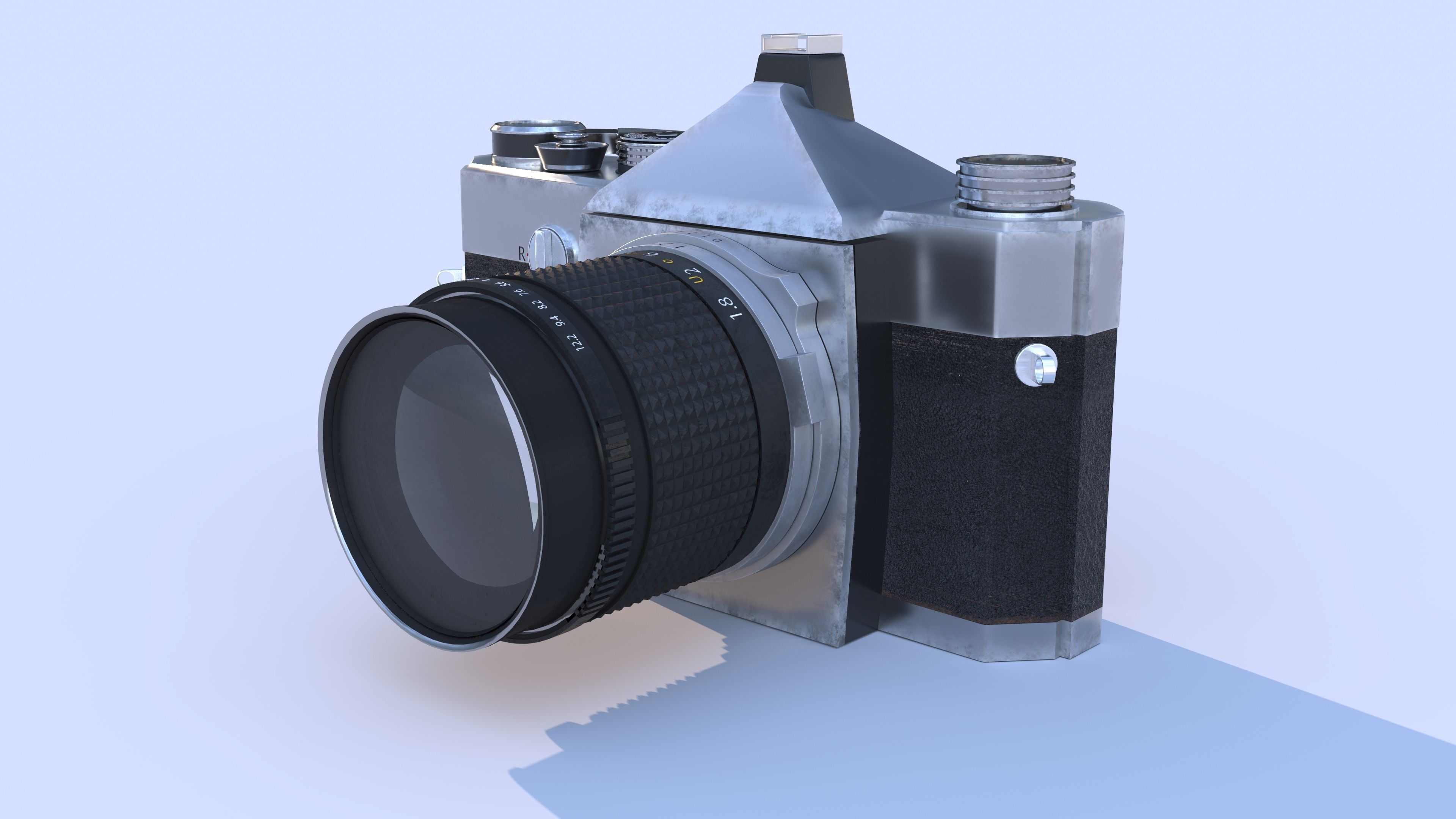 Old Photo Camera free 3D model | CGTrader