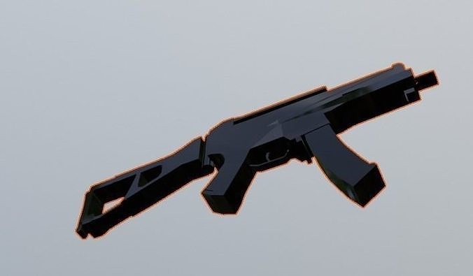 Ump gun 3d model 3D model | CGTrader