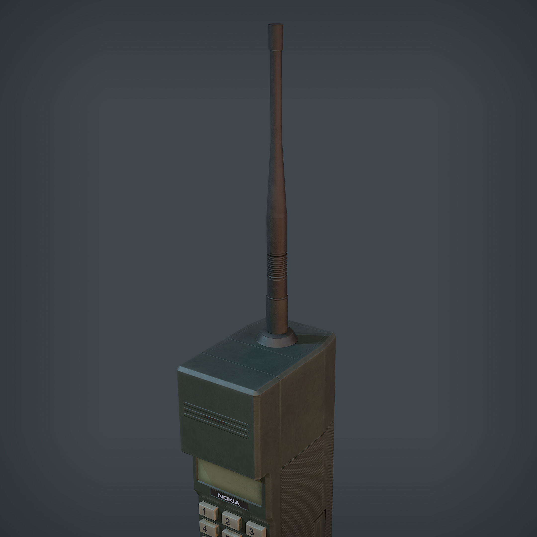 3D model Nokia Mobira Cityman 450 VR / AR / low-poly | CGTrader