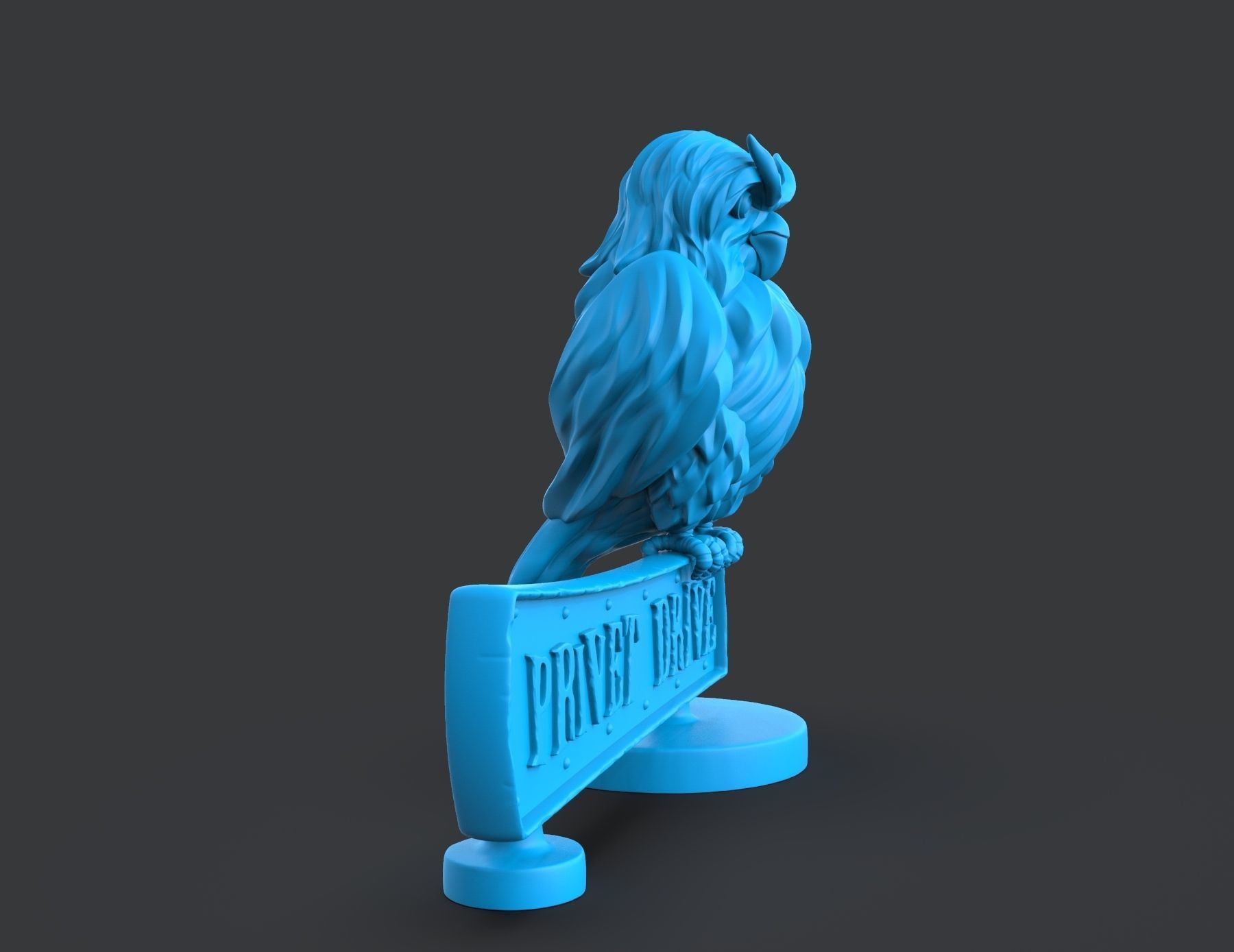 Privet drive sign 3D model 3D printable | CGTrader