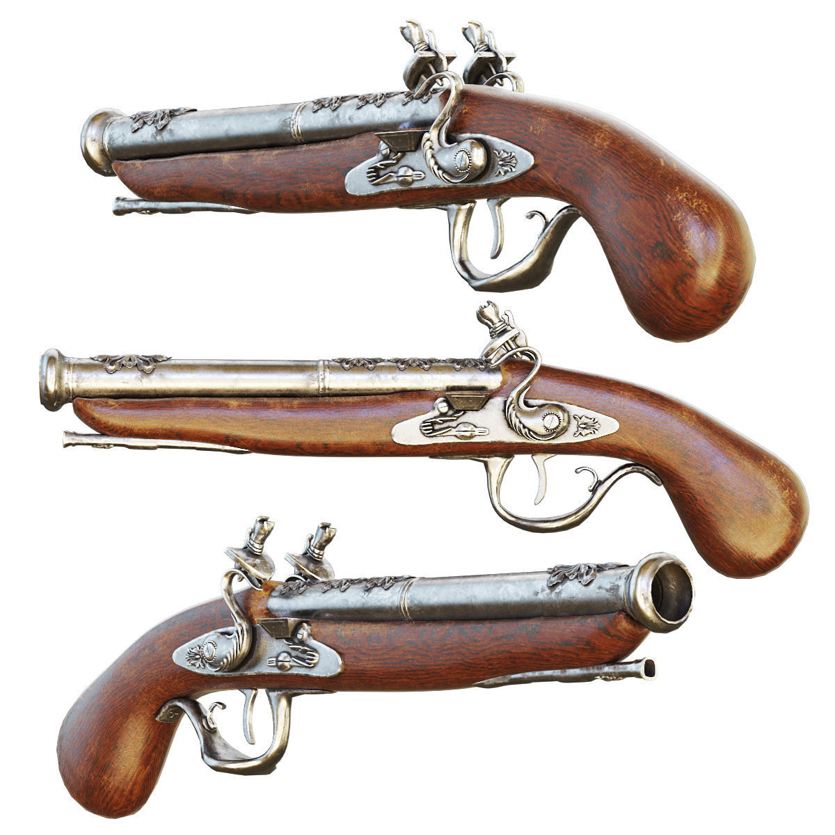 3D model Ancient gun | CGTrader