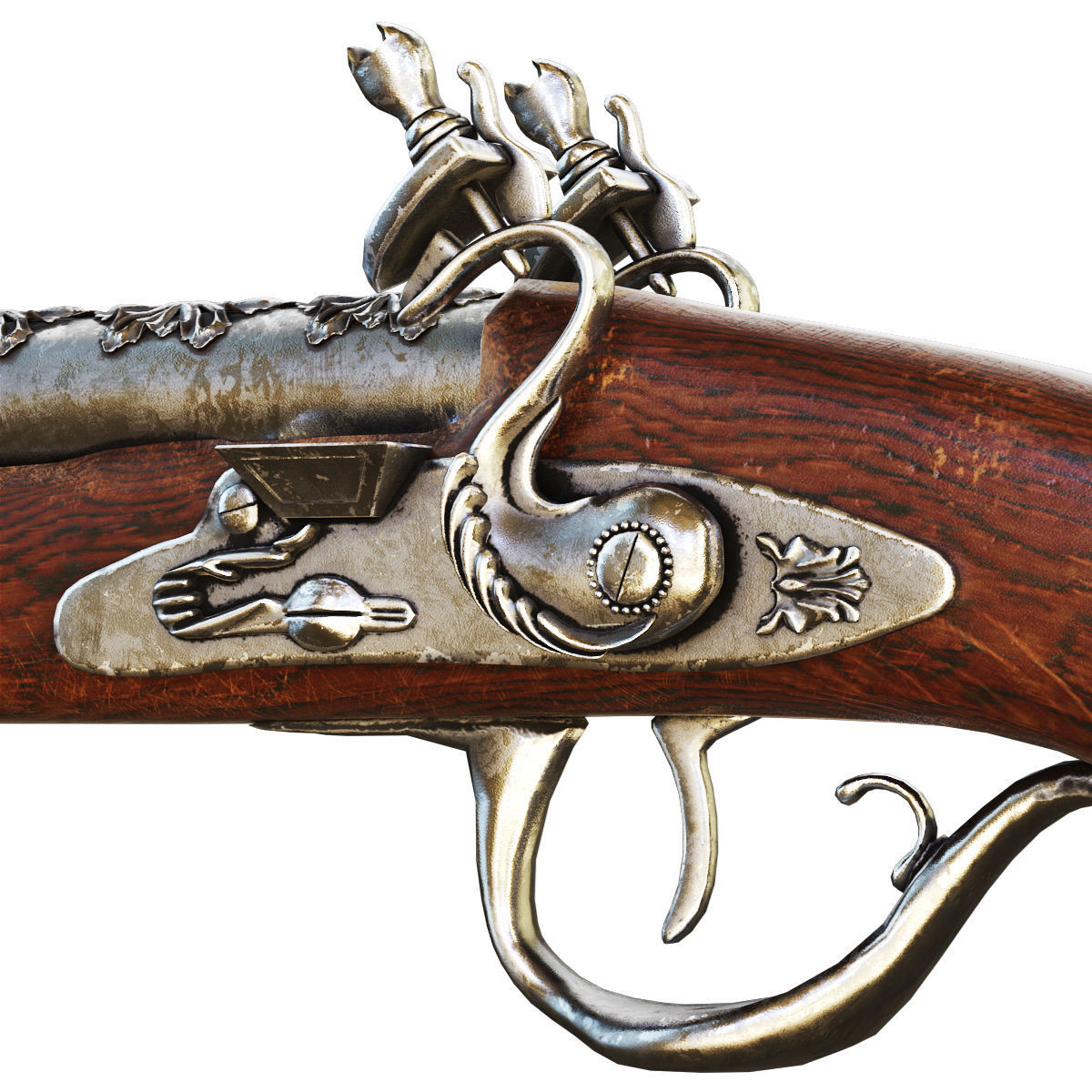 Ancient gun 3D model | CGTrader