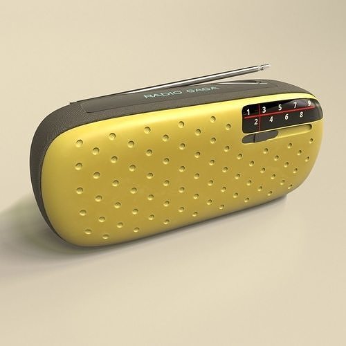 Pocket Design Radio free 3D model | CGTrader