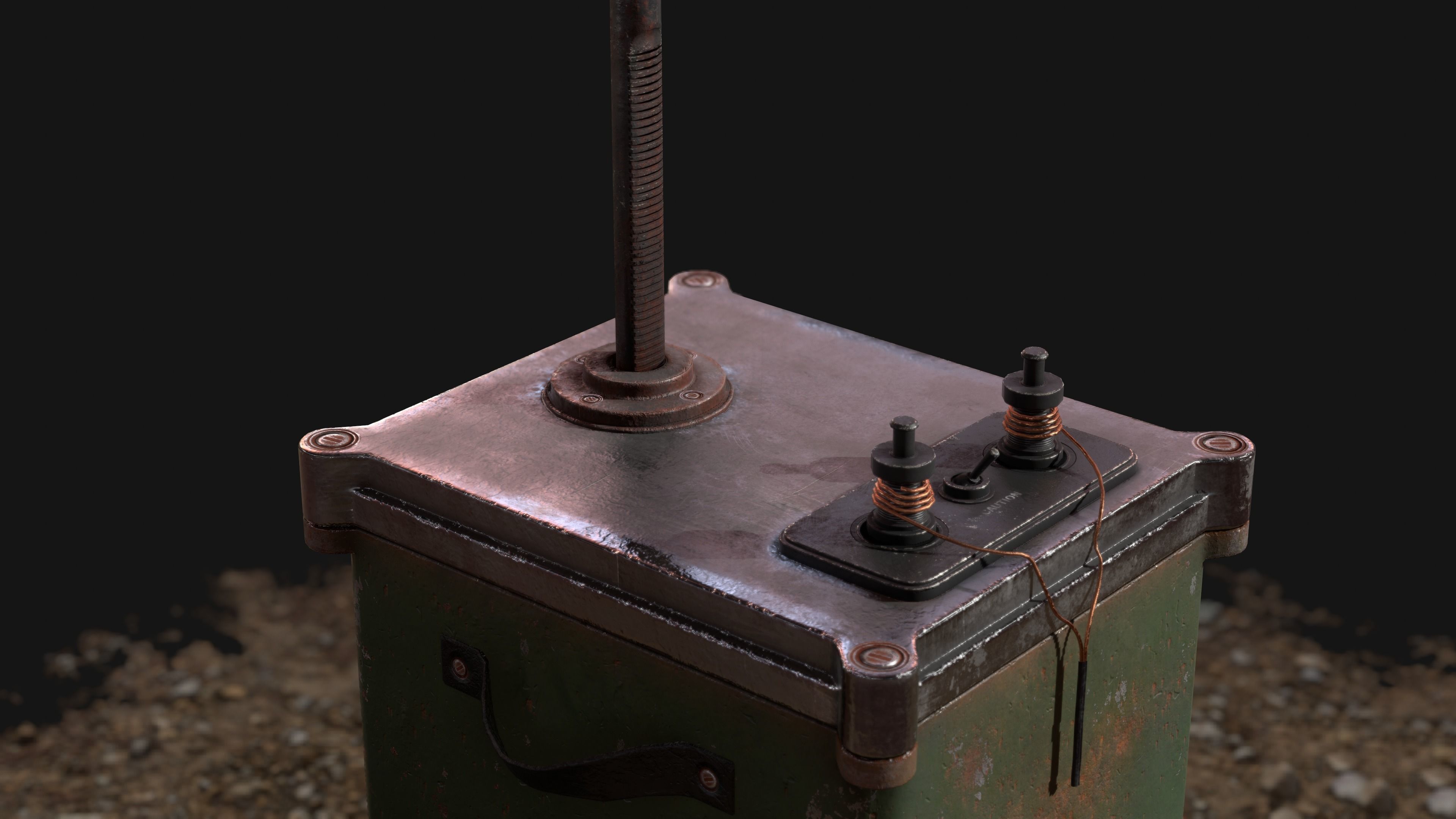 3D model Dynamite Detonator VR / AR / low-poly | CGTrader