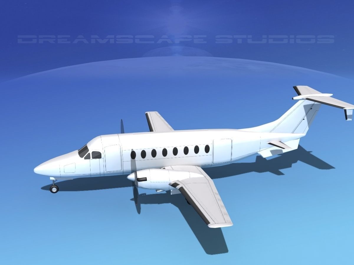 Beechcraft 1900D SS 3D model rigged | CGTrader