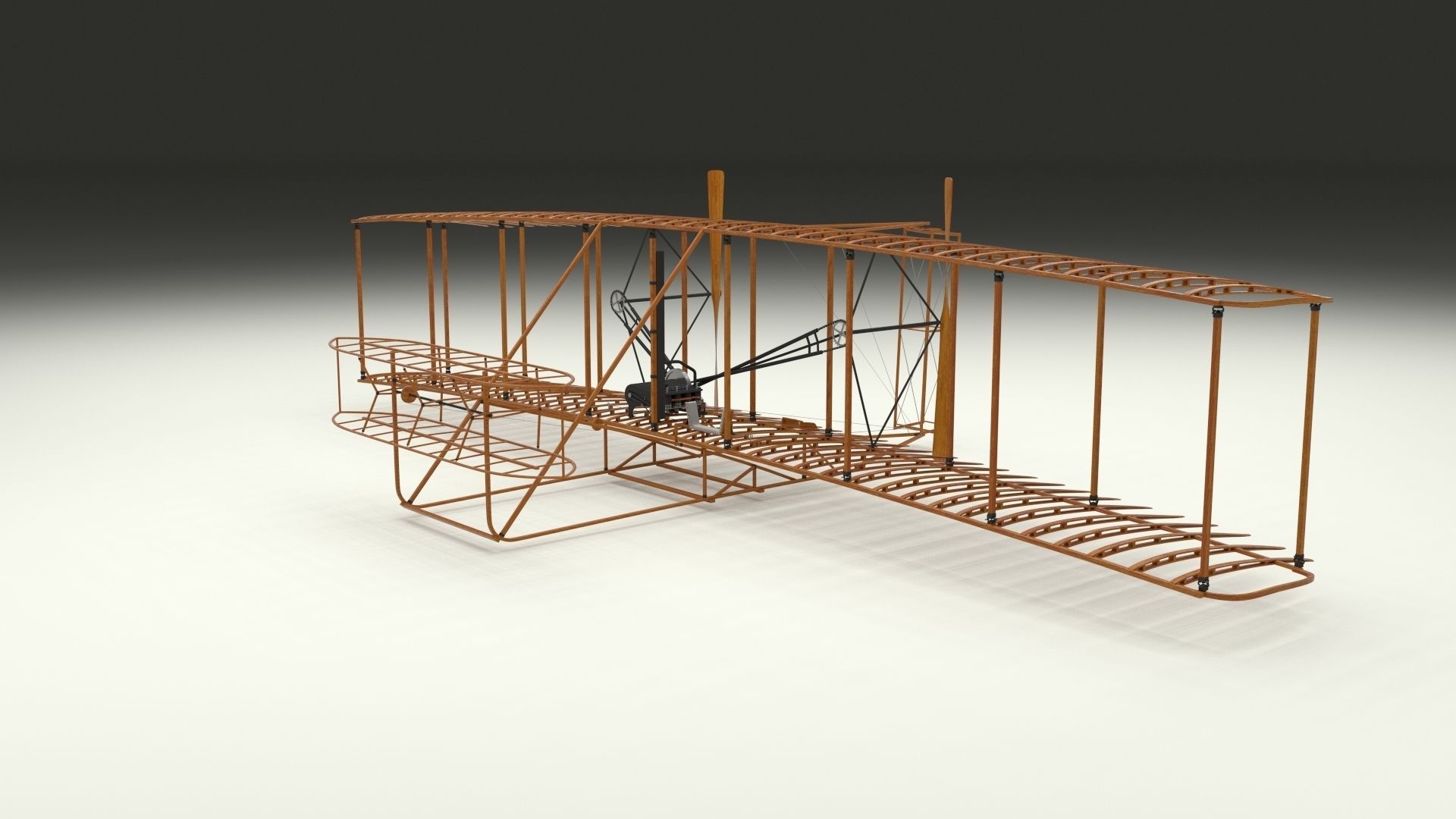 Wright Flyer 1903 3D model | CGTrader