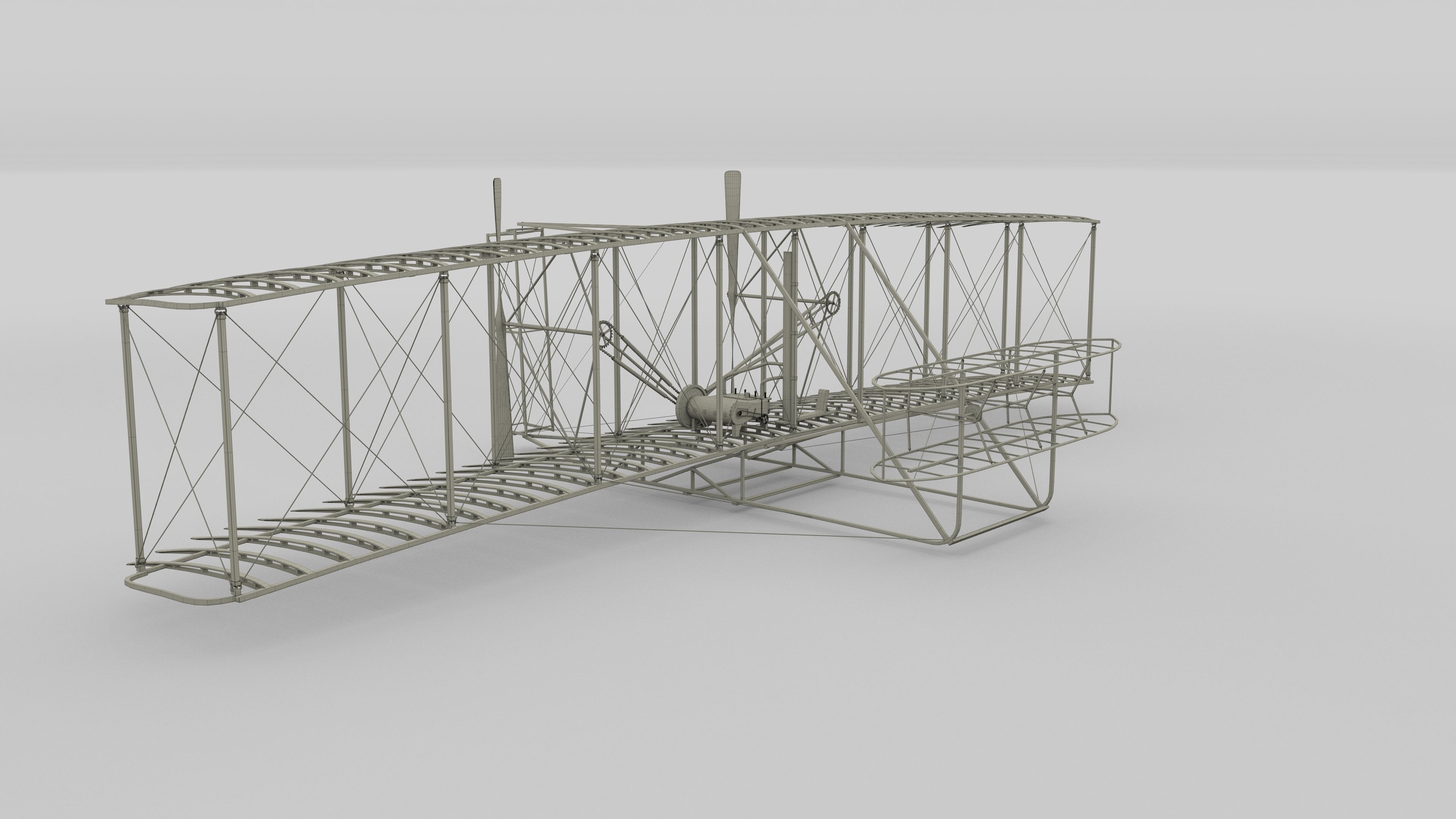 Wright Flyer 1903 3D model | CGTrader