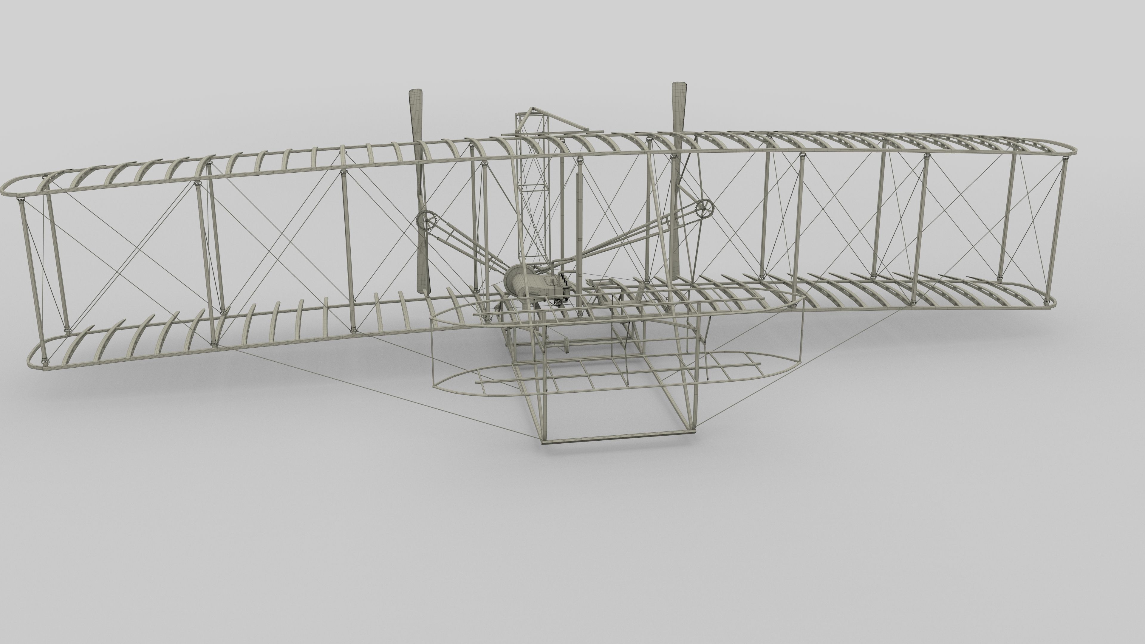 Wright Flyer 1903 3D model | CGTrader
