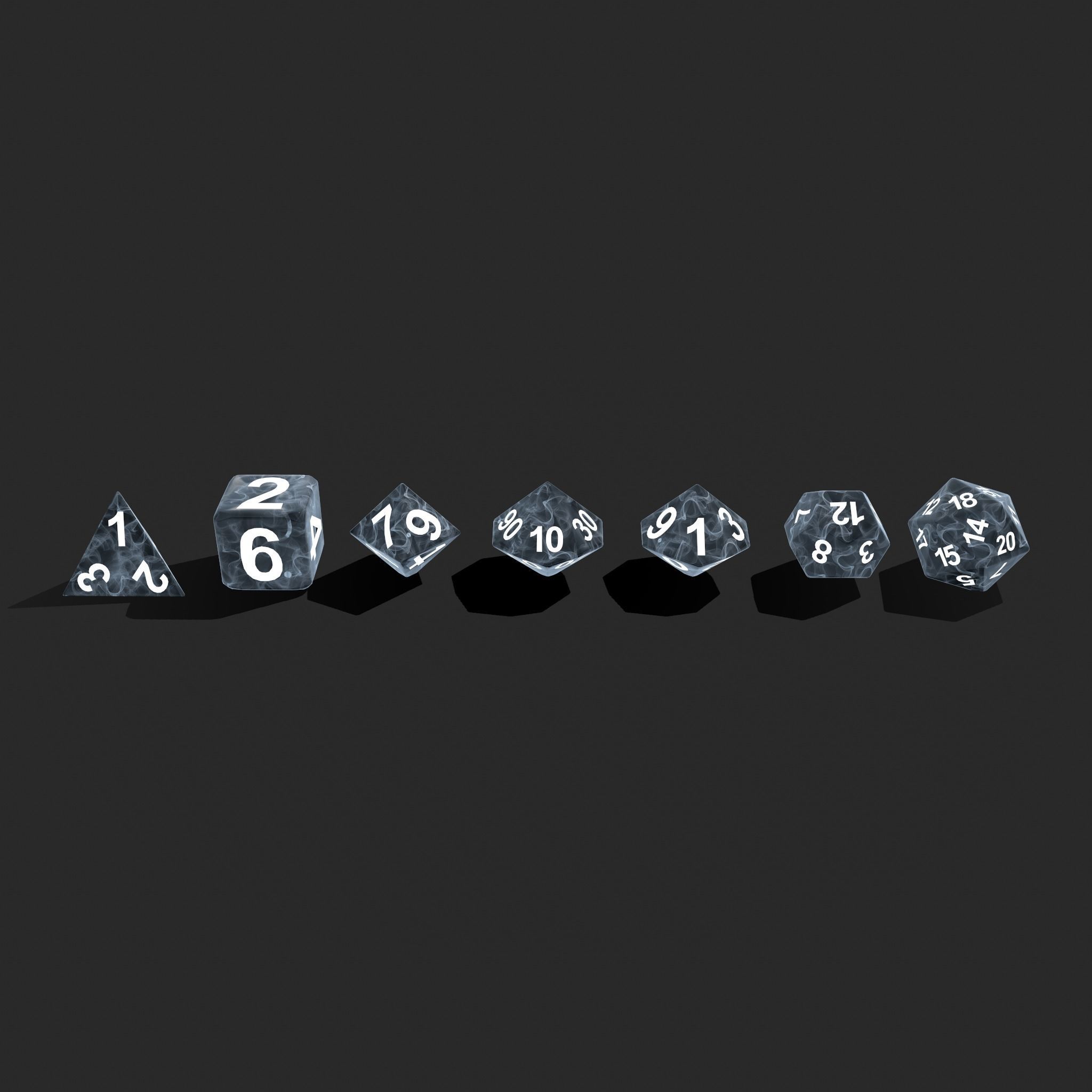 RPG Game Dice 3D model | CGTrader