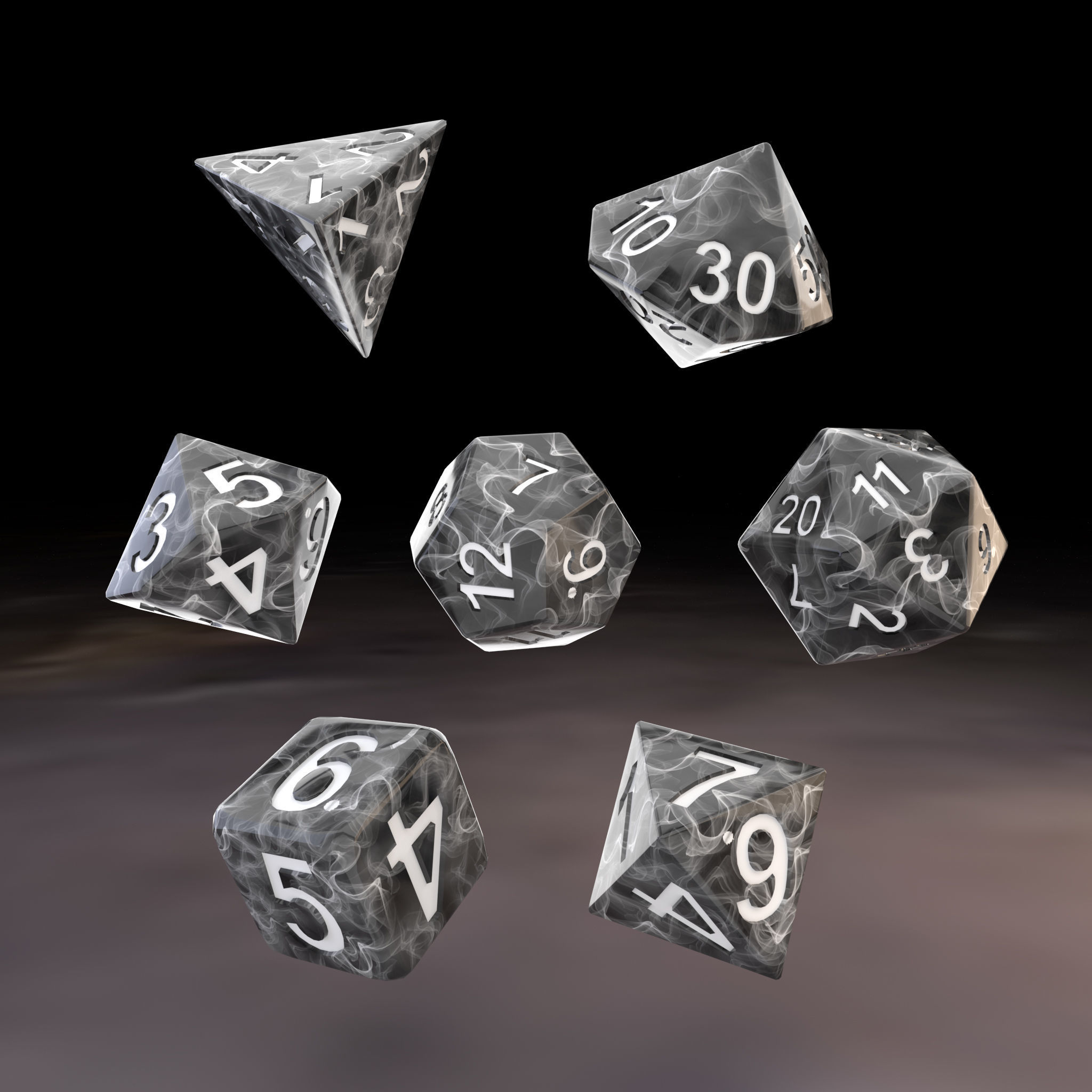 RPG Game Dice 3D model | CGTrader