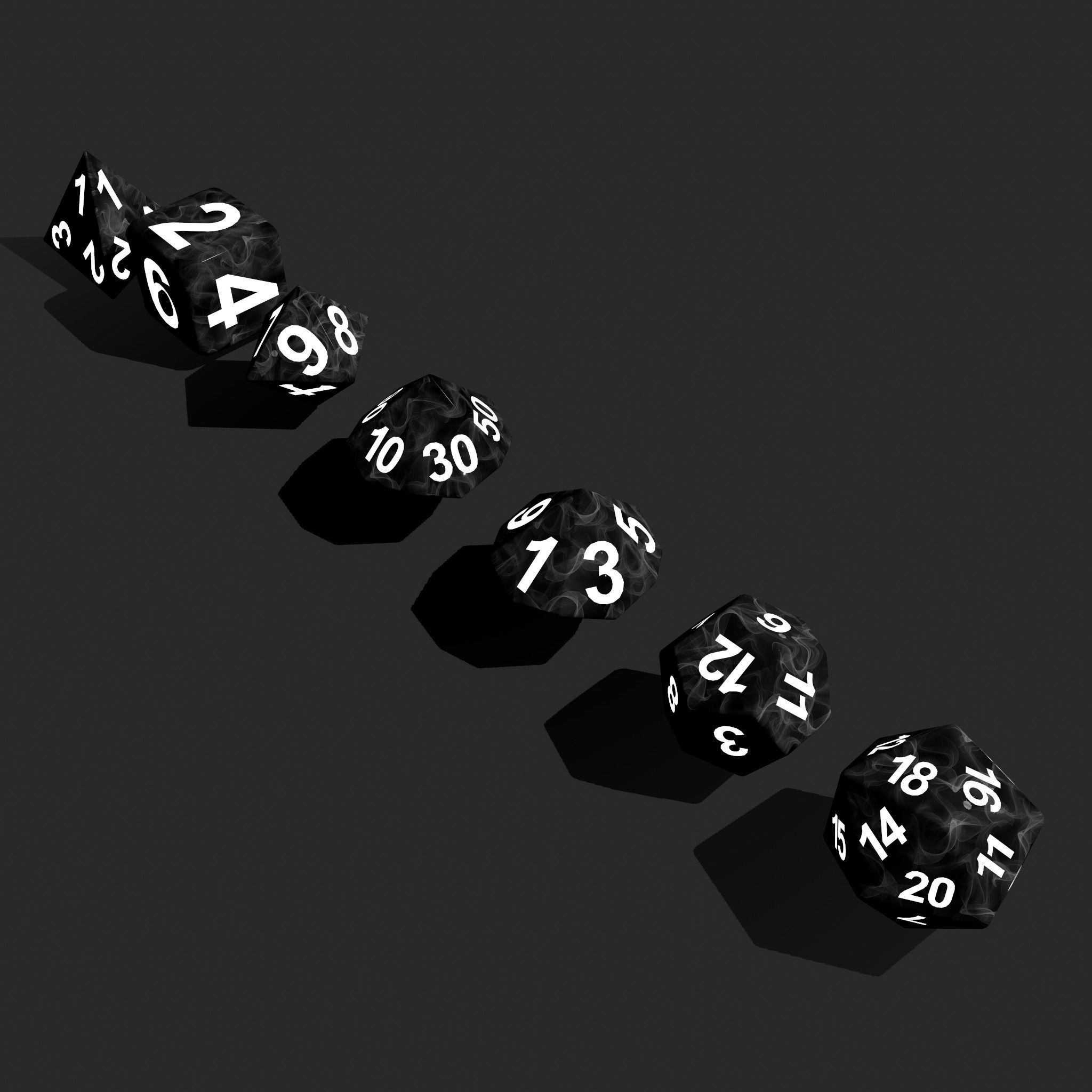 RPG Game Dice 3D model | CGTrader