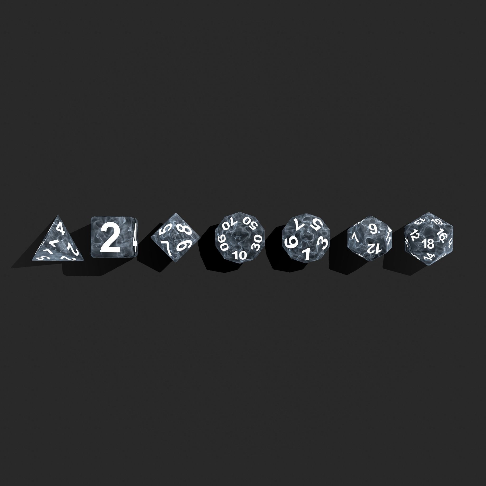 RPG Game Dice 3D model | CGTrader