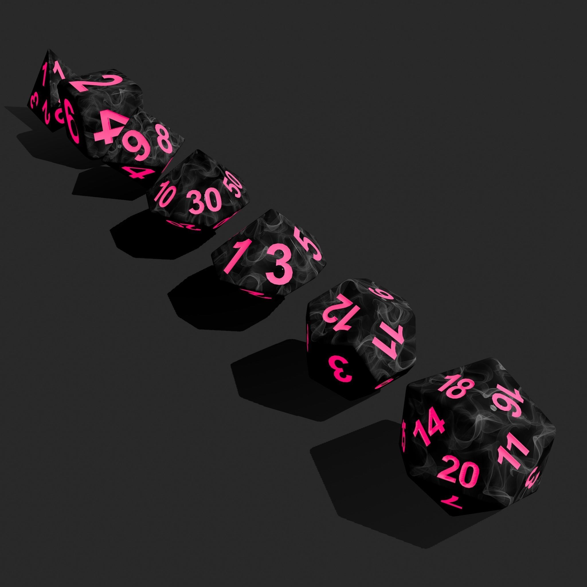 RPG Game Dice 3D model | CGTrader