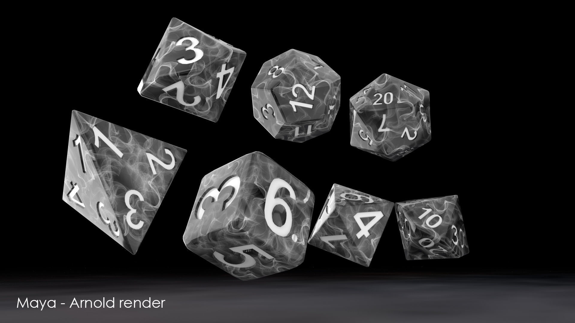 RPG Game Dice 3D model | CGTrader