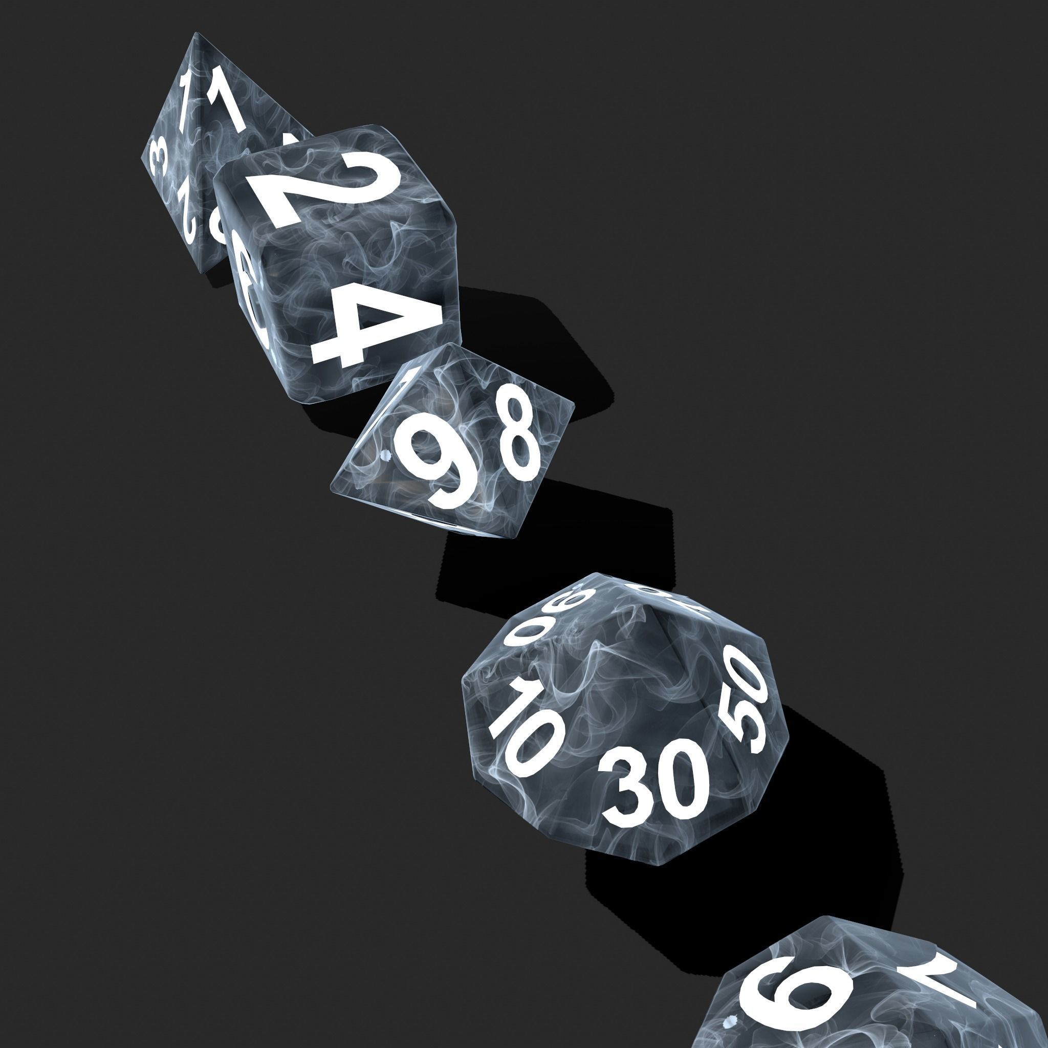 RPG Game Dice 3D model | CGTrader