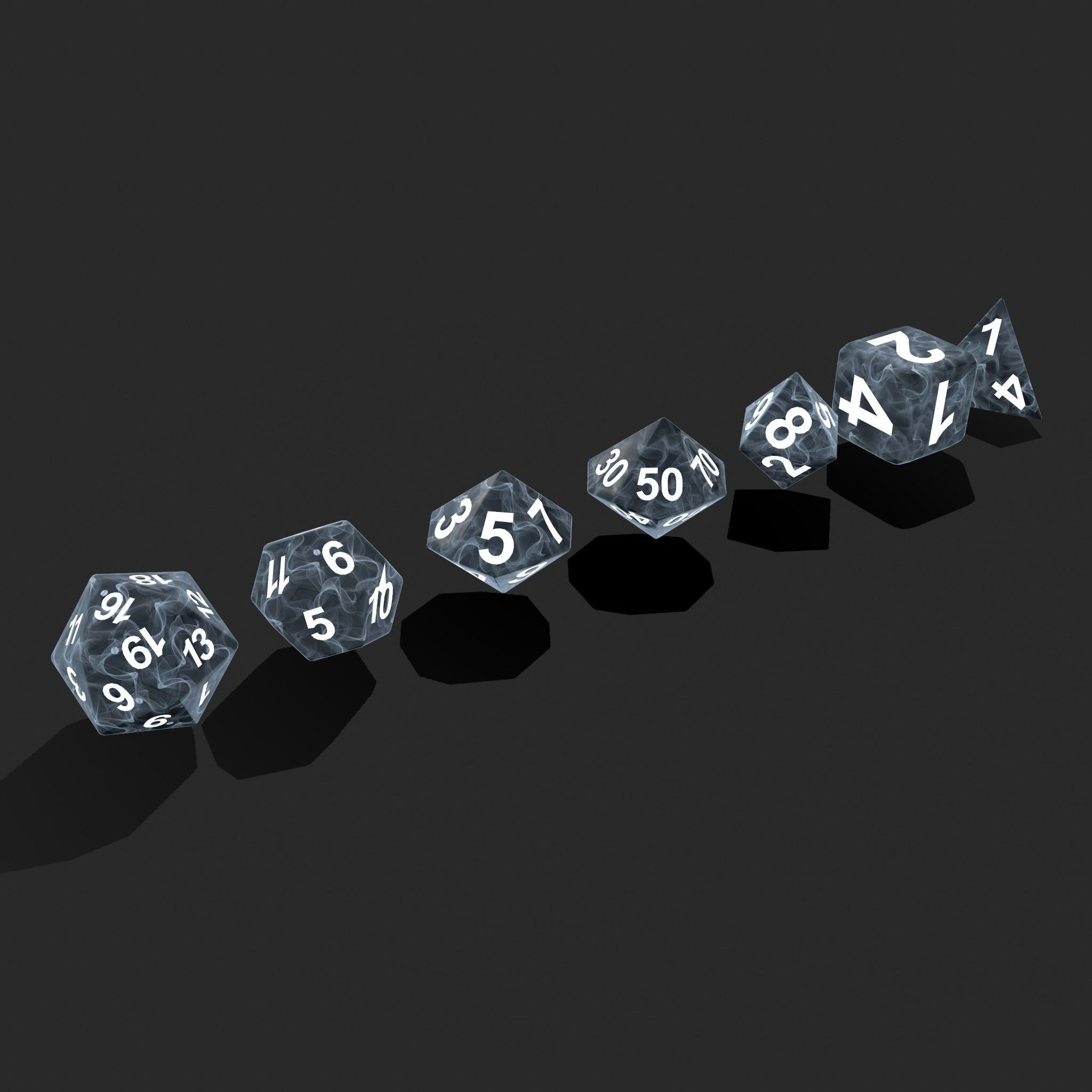 RPG Game Dice 3D model | CGTrader