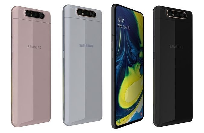 Samsung Galaxy A80 All Colors 3D model | CGTrader