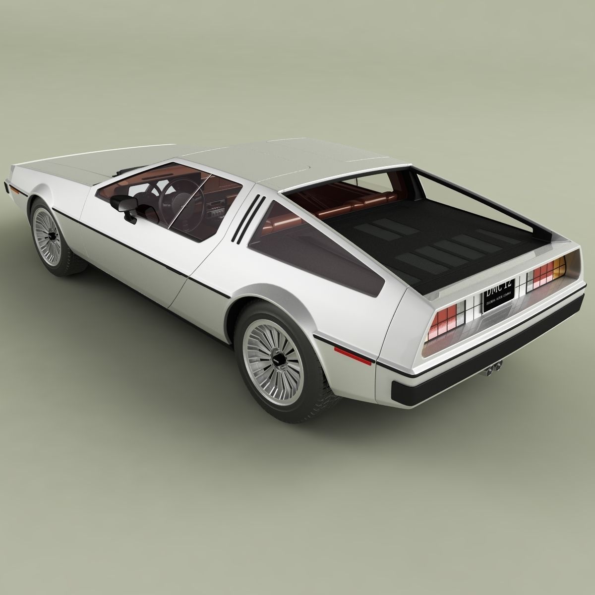 DeLorean DMC 12 Prototype 3D model | CGTrader
