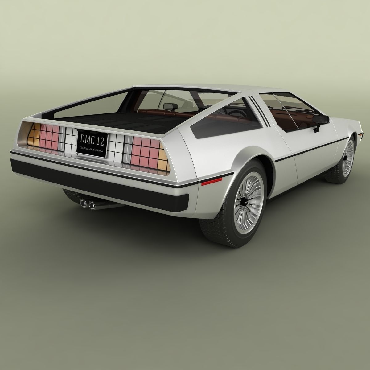 DeLorean DMC 12 Prototype 3D model | CGTrader