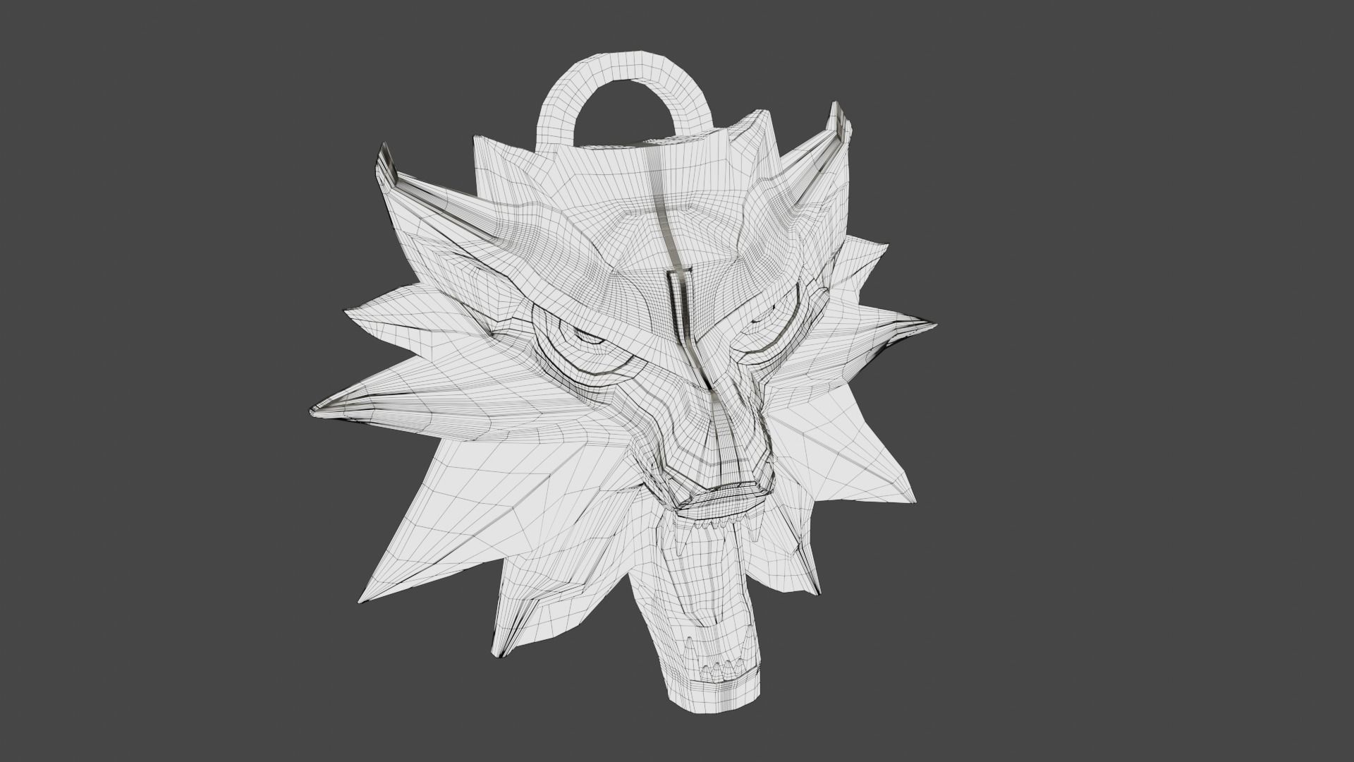 Witcher amulet 3D model | CGTrader