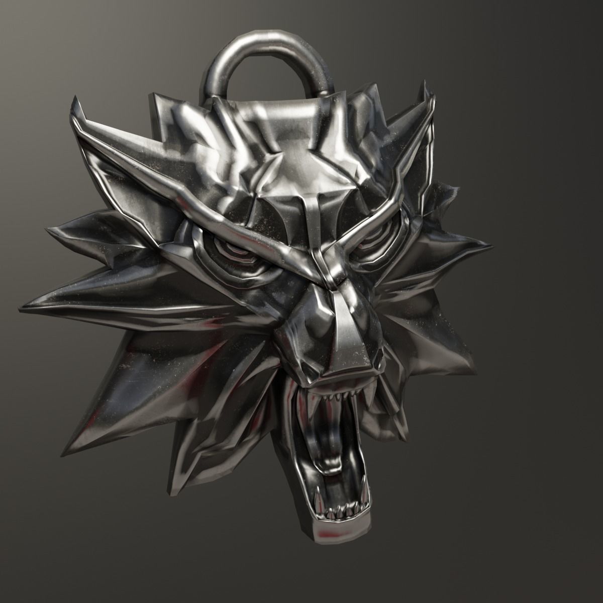 Witcher amulet 3D model | CGTrader