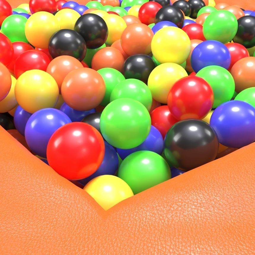 Ball pool 3D model | CGTrader