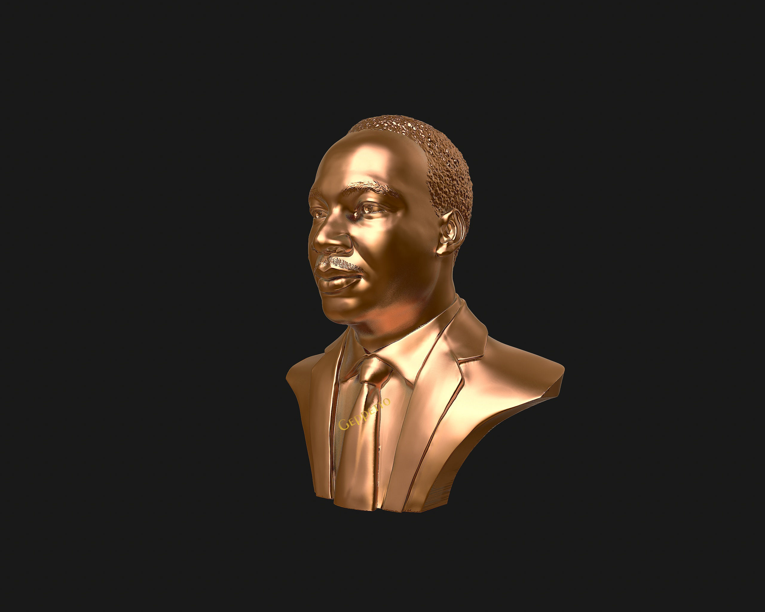 Martin Luther King head sculpture ready to 3D print 3D model 3D ...