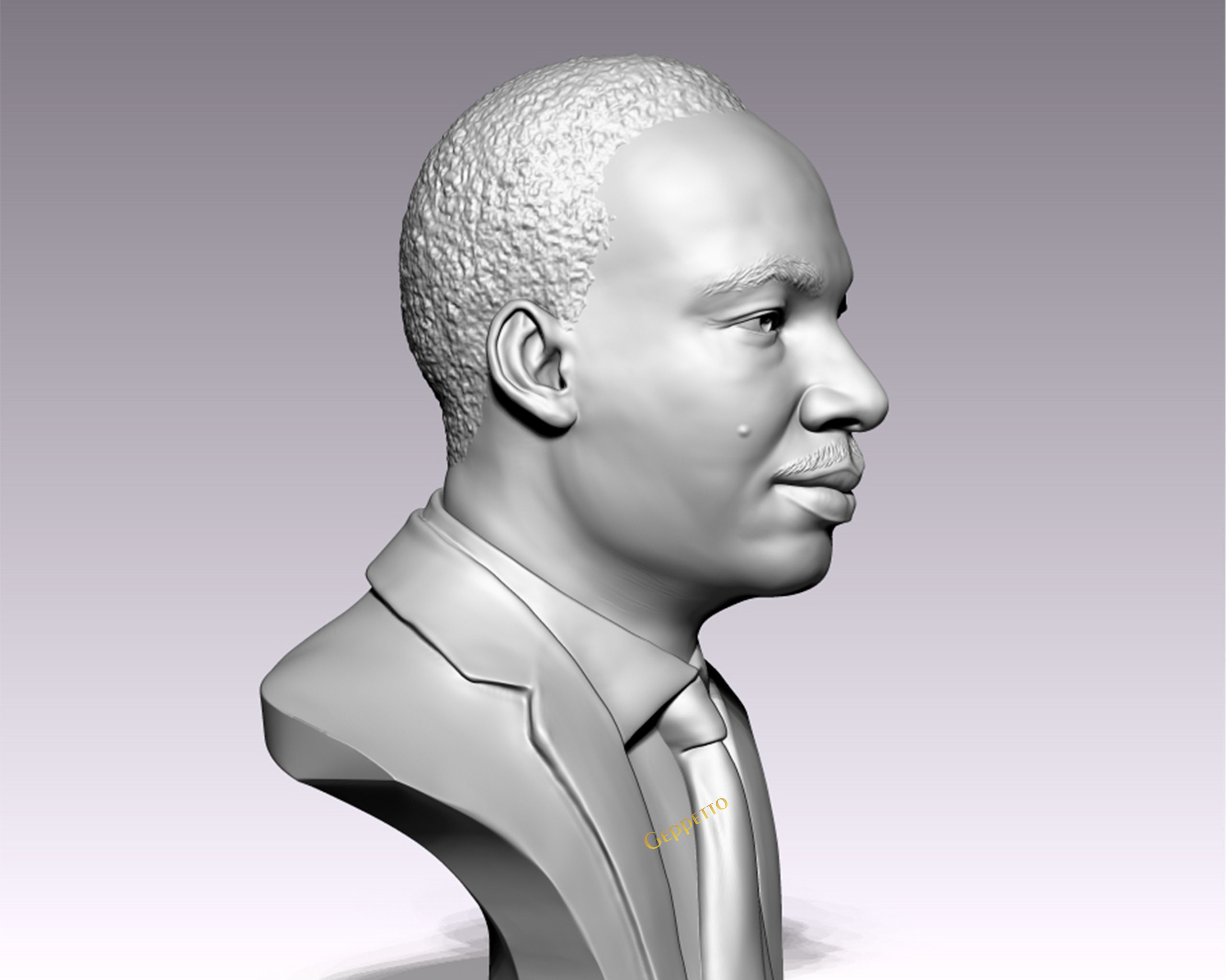 Martin Luther King head sculpture ready to 3D print 3D model 3D ...