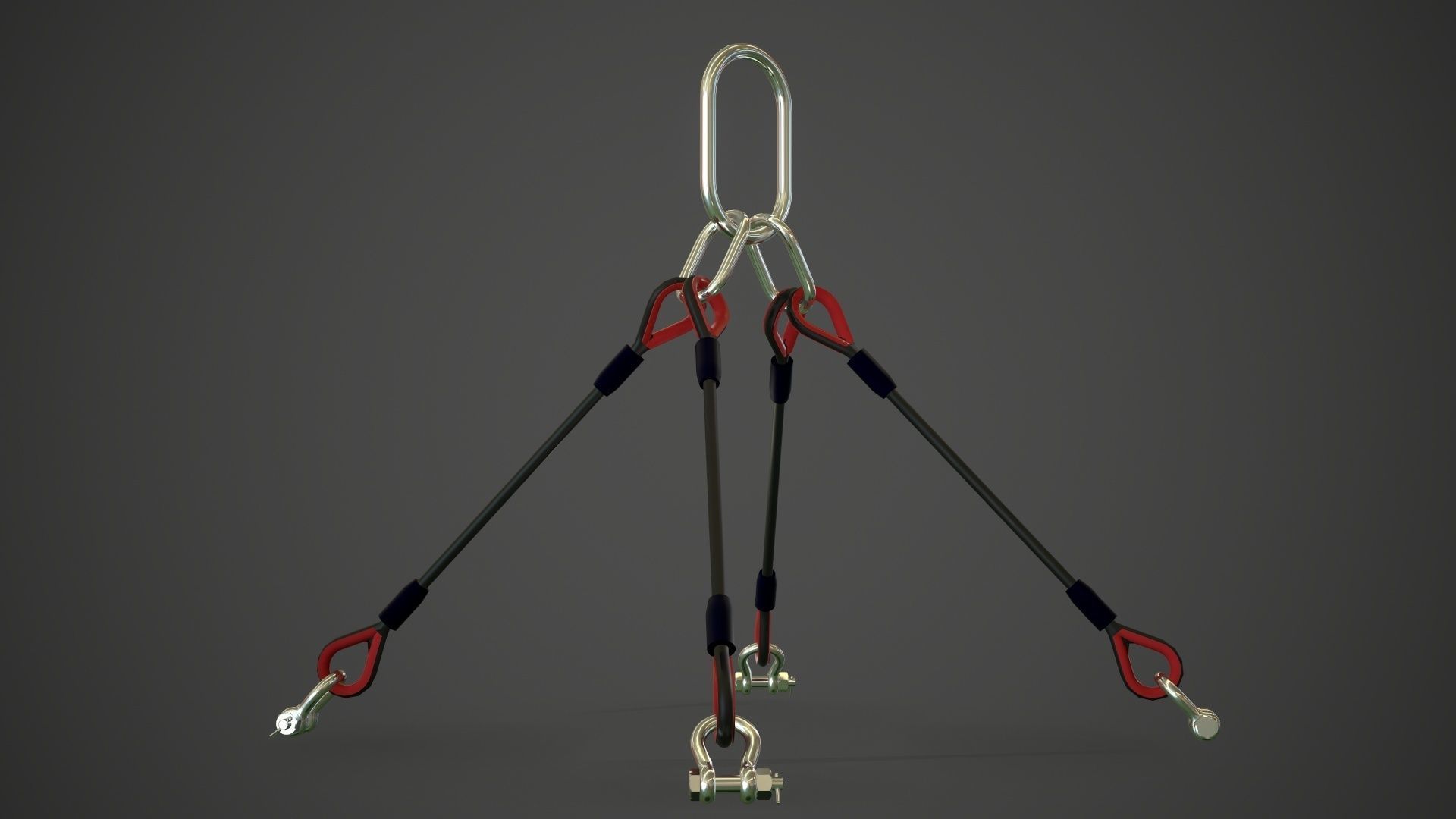 Symmetric sling assembly 3D model | CGTrader