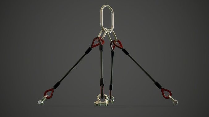 Symmetric sling assembly 3D model | CGTrader