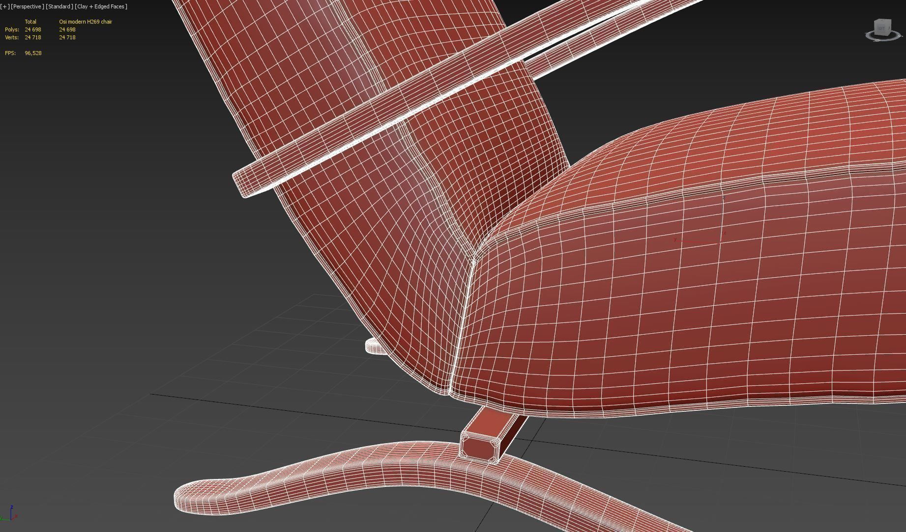 Osi modern H269 chair 3D model | CGTrader