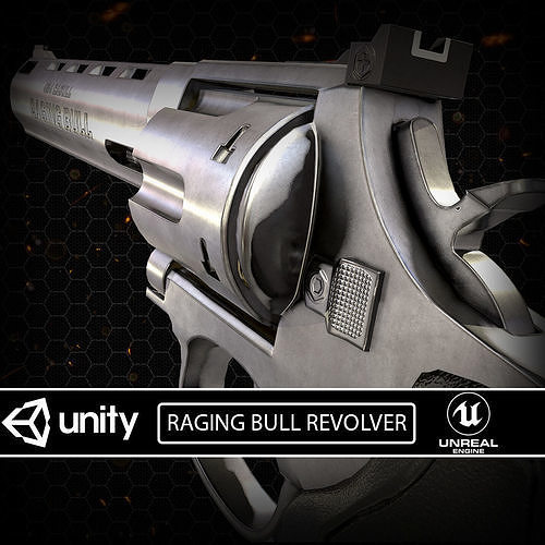 Raging Bull Revolver Black
