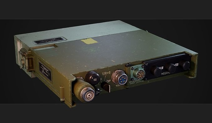 3D model Military Radio RT-865D PRC-66 VR / AR / low-poly | CGTrader