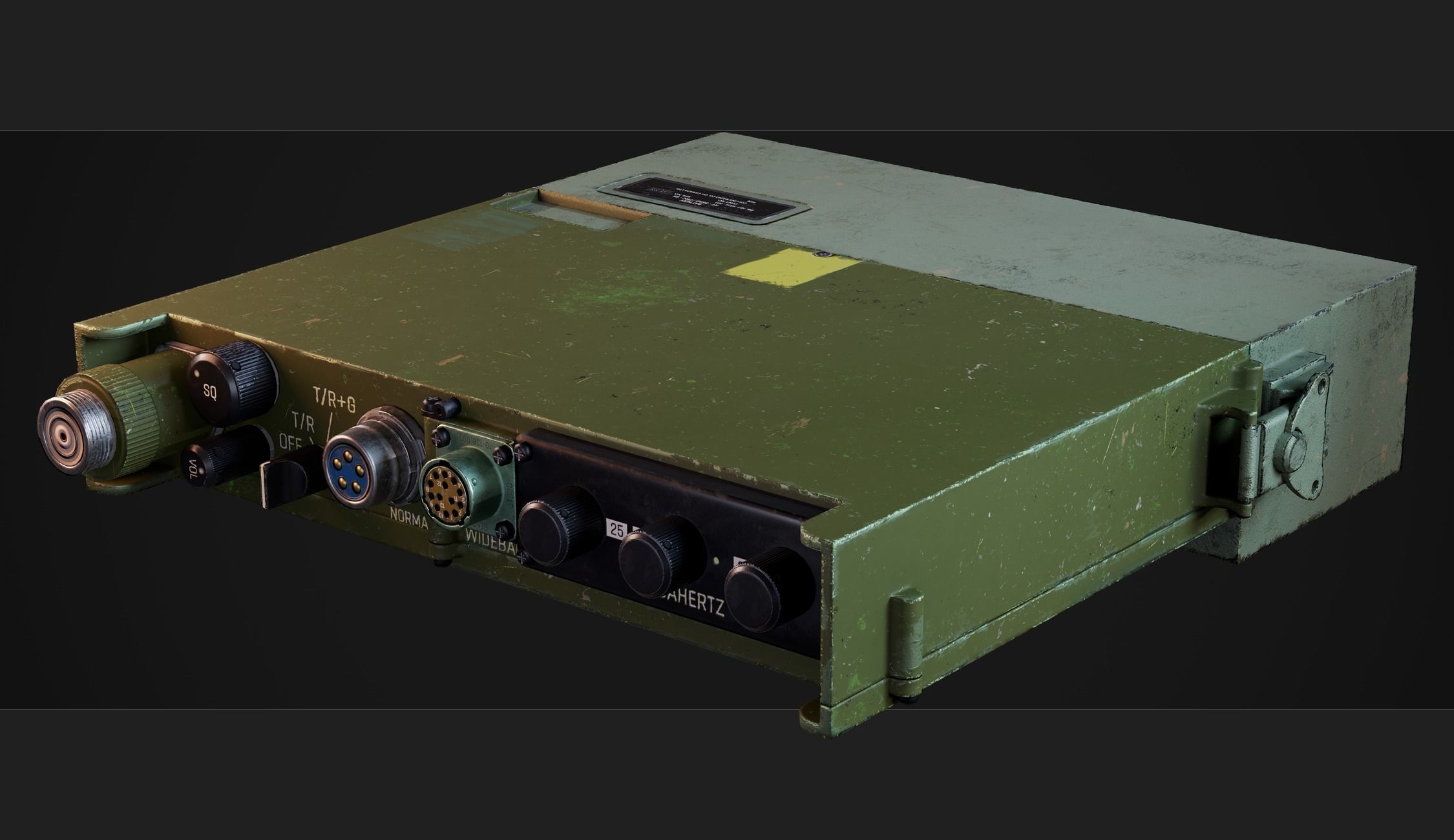 3D model Military Radio RT-865D PRC-66 VR / AR / low-poly | CGTrader