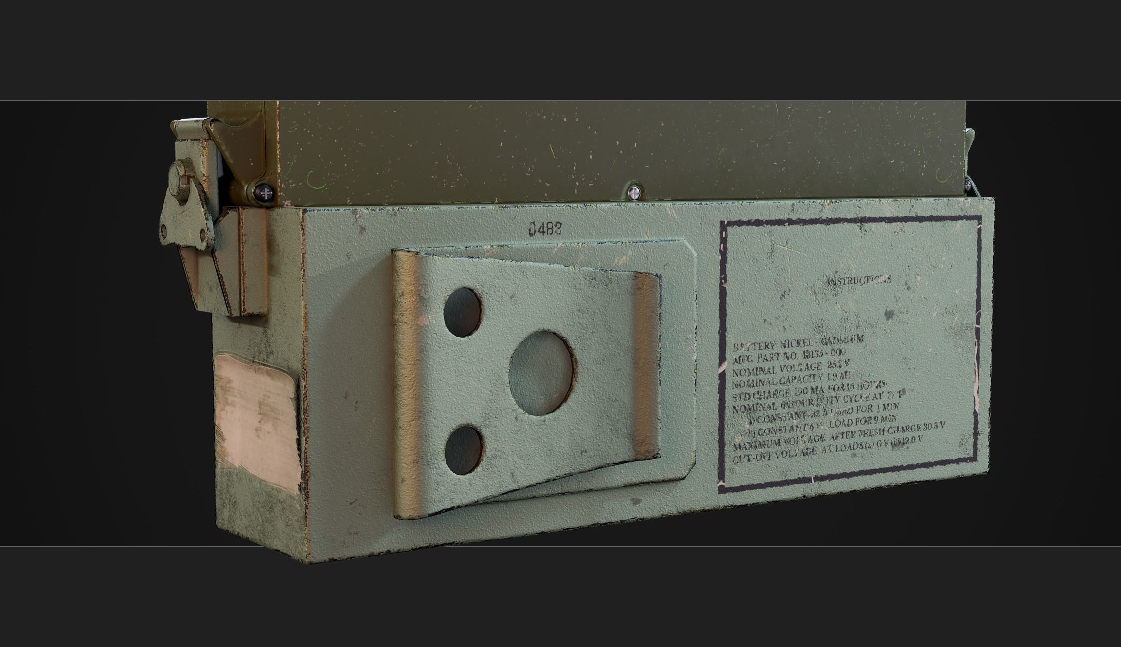 3D model Military Radio RT-865D PRC-66 VR / AR / low-poly | CGTrader