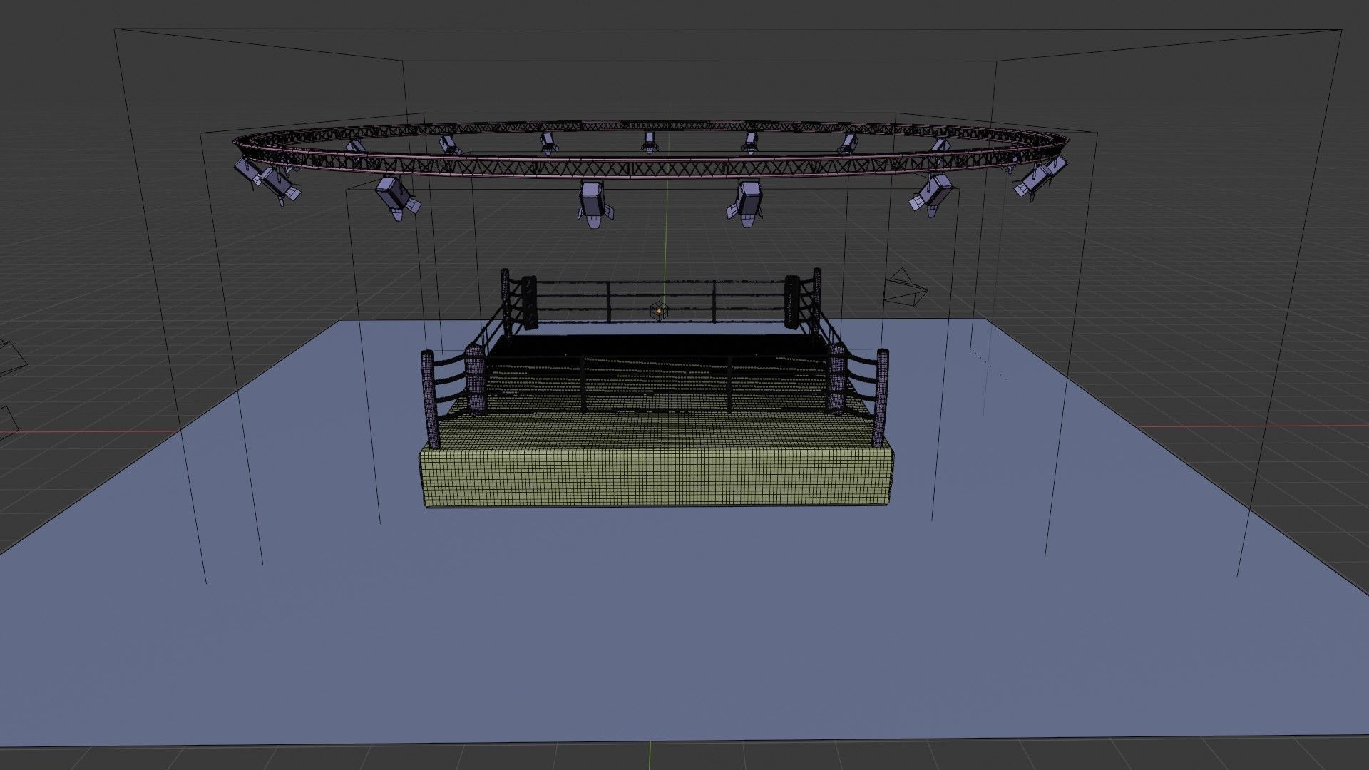 Boxing ring 3D model | CGTrader