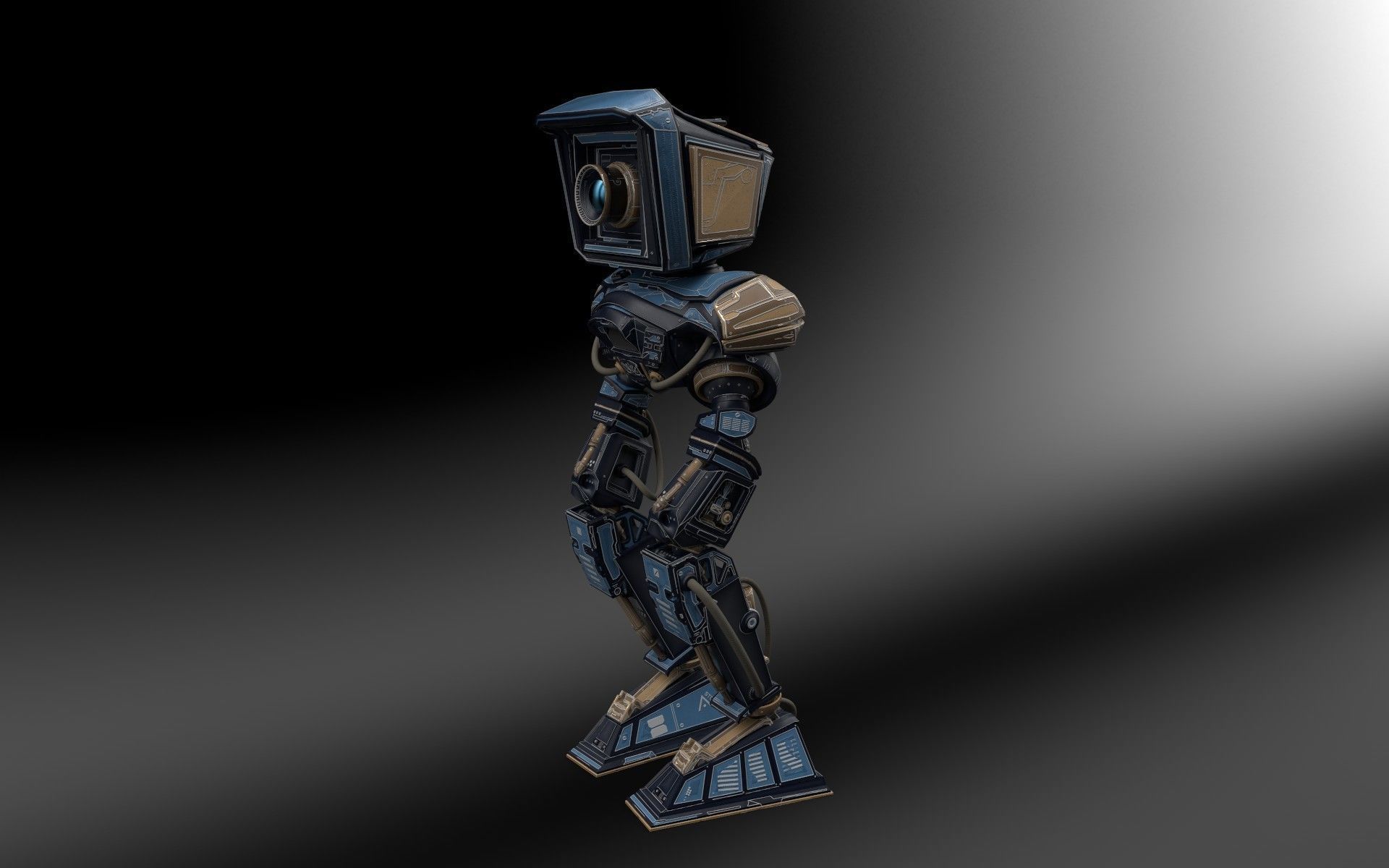 Mech Robot Kitbash - Tech kit - Robot camera - sci-fi 3D model | CGTrader