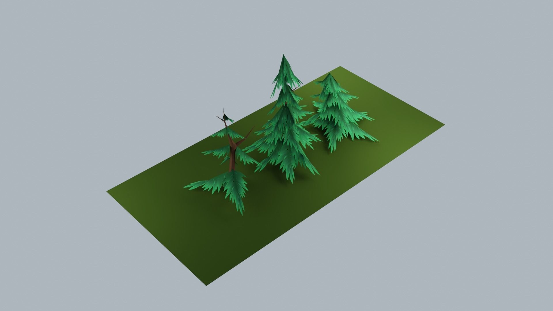 3D model STYLIZED - Low-Poly 3D Pine trees pack VR / AR / low-poly ...