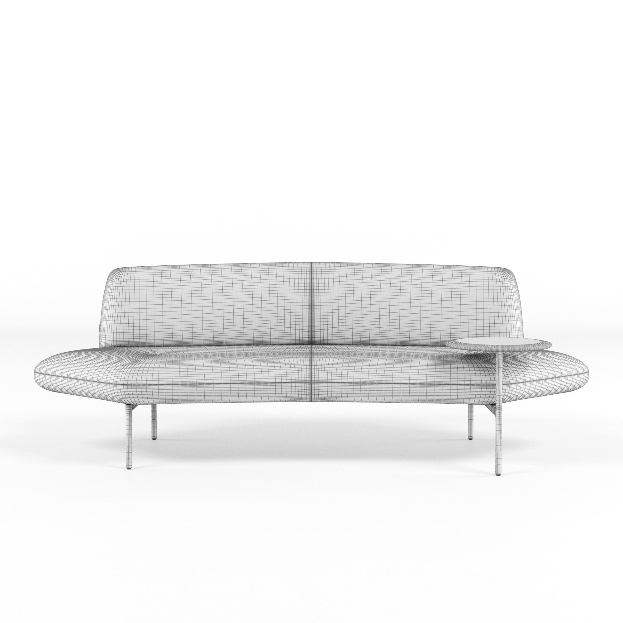 Haworth Openest Feather Sofa Symmetrical 3D model | CGTrader