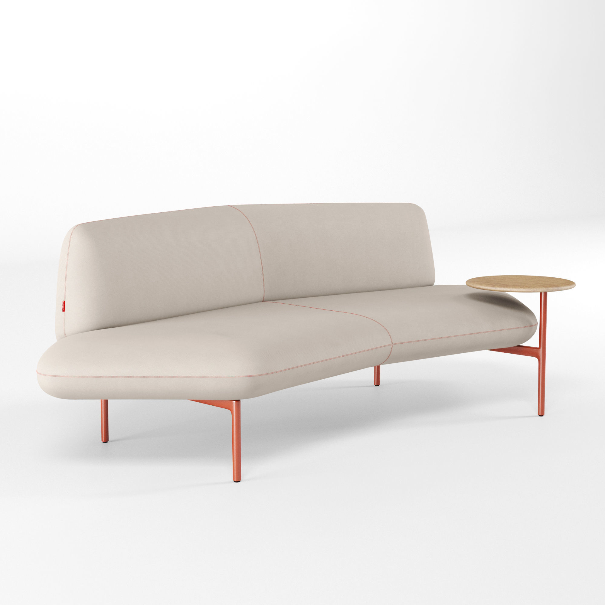 Haworth Openest Feather Sofa Symmetrical 3D model | CGTrader